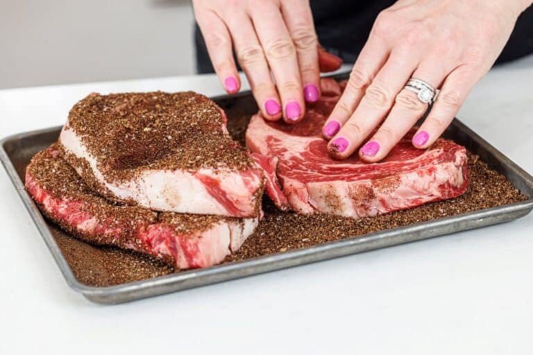 Coffee Rubbed Ribeyes - The Lemon Bowl®