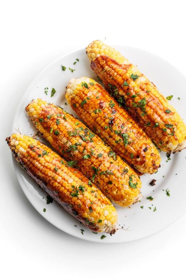 Grilled Corn with Barbecue Sauce - The Lemon Bowl®
