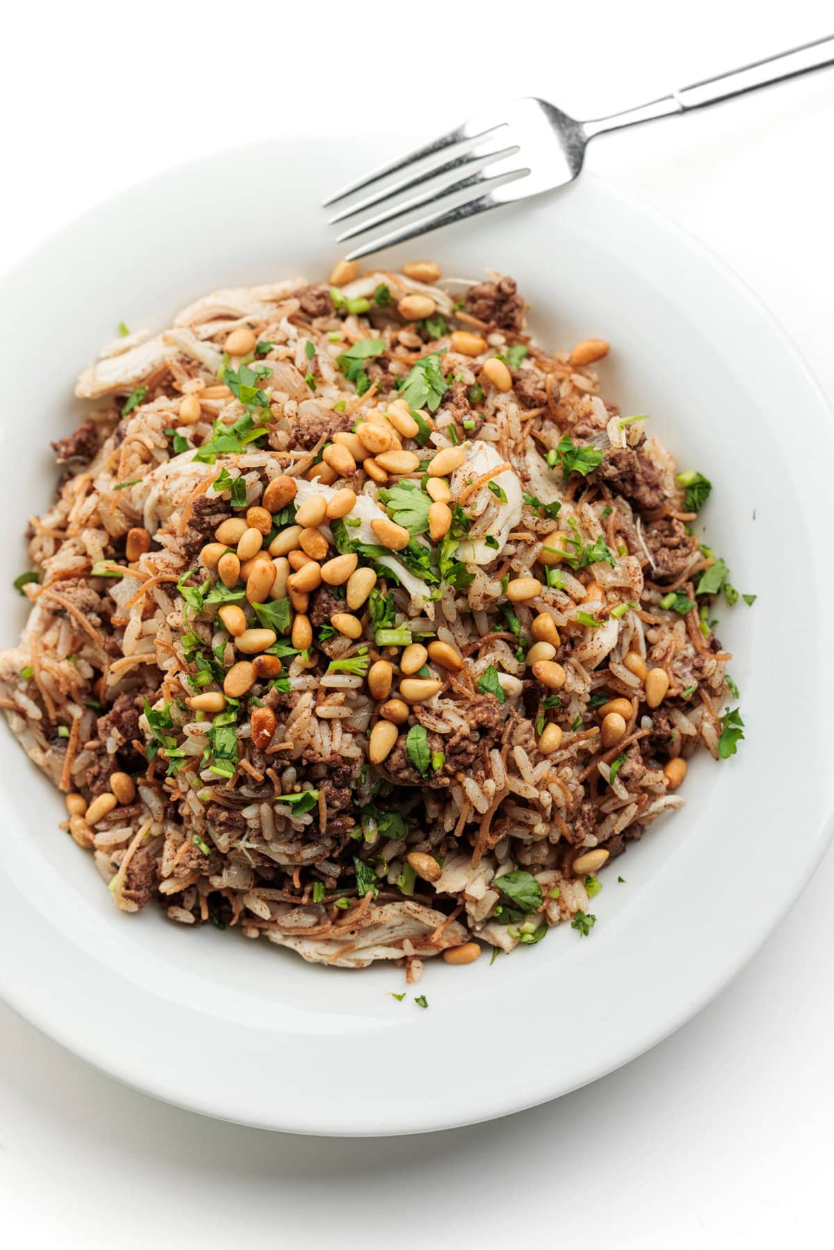 Lebanese Hushwee Rice with Chicken - The Lemon Bowl®