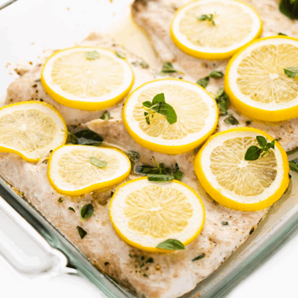 Lemon Butter Baked White Fish - The Lemon Bowl®