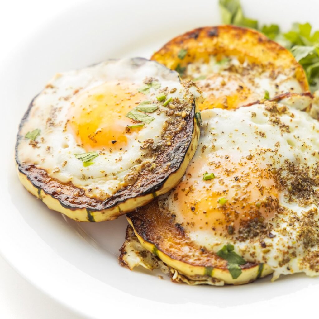 Delicata Squash Egg Cups with Za'atar - The Lemon Bowl