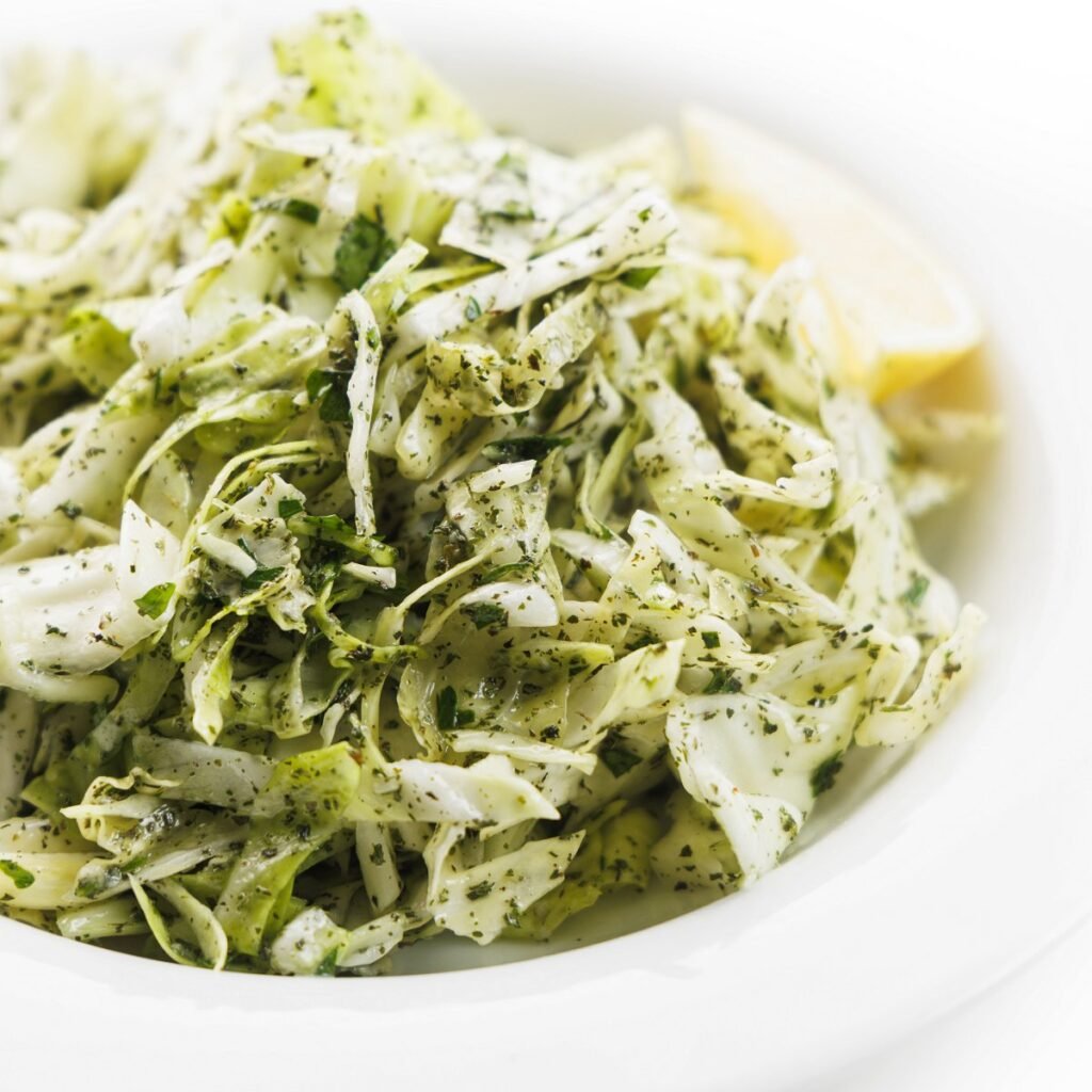 Lebanese Cabbage Salad - The Lemon Bowl