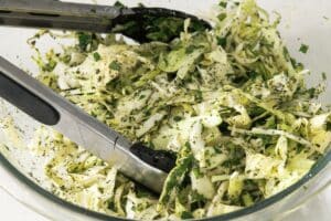 Lebanese Cabbage Salad - The Lemon Bowl